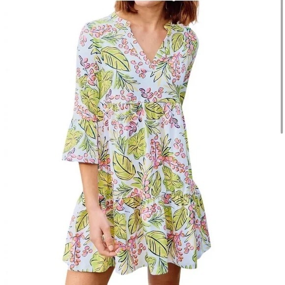 Mary Square | Dresses | Mary Square Laguna Dress Wild Vine Pattern ...